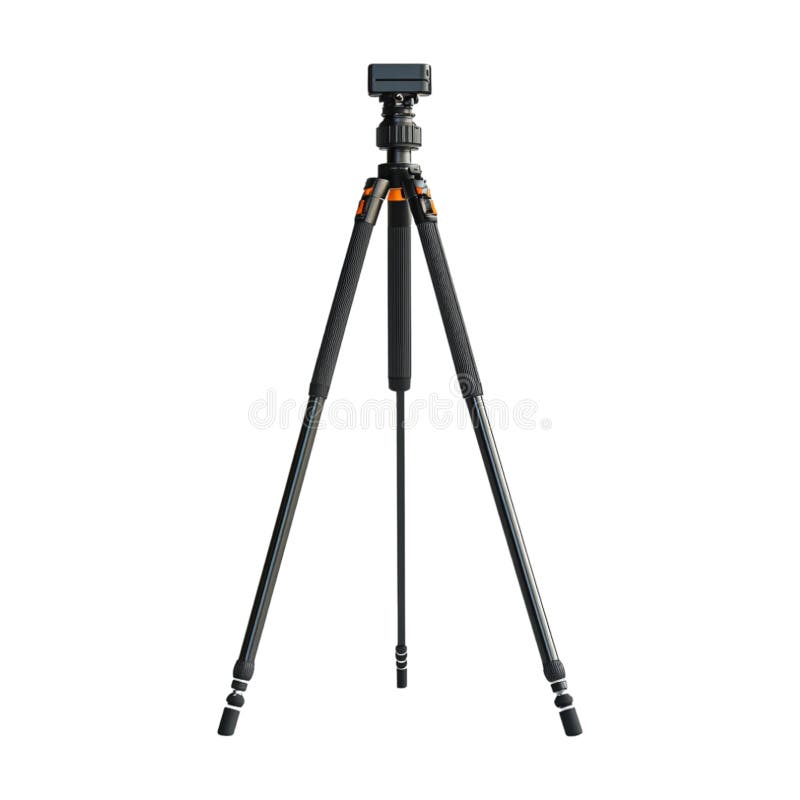 Tripod Stand with Smartphone Blank Horizontal Screen Stock Vector ...