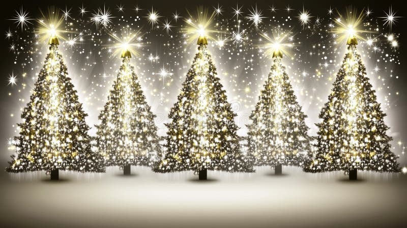 PNG Elements Showcasing a Glowing Christmas Tree Light Effect with a ...