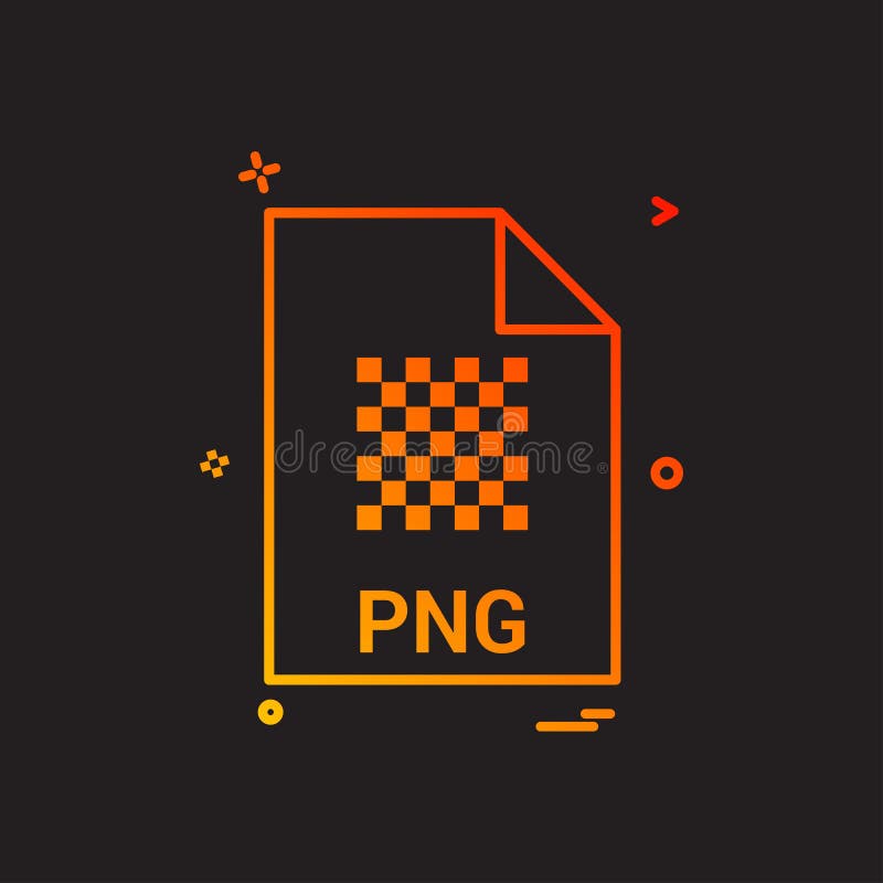 Png File File Extension File Format Icon Vector Design Stock Vector ...