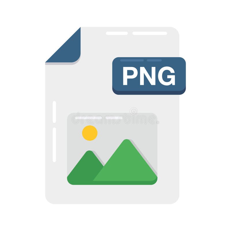 PNG File Format Flat Icon Design Ready for Premium Use Stock Vector ...