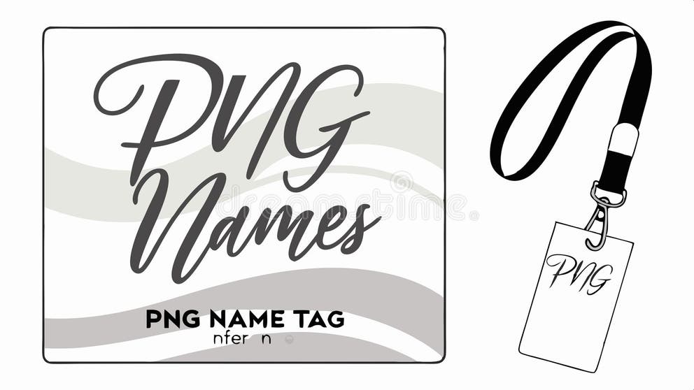 PNG File Tag, Image Format and Digital File Type Vector Design ...