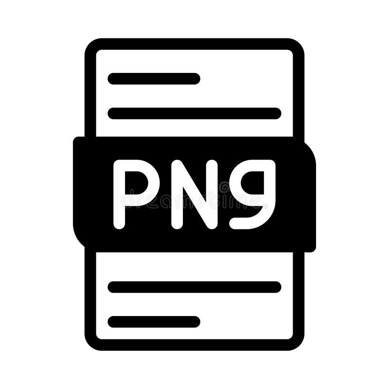 Png File Type Icon. Files Document Graphic Design. with Outline Style ...