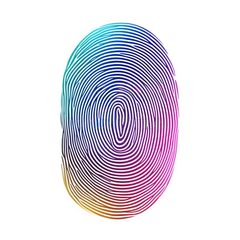 Fingerprint Against Transparent Background Stock Illustrations – 31 ...