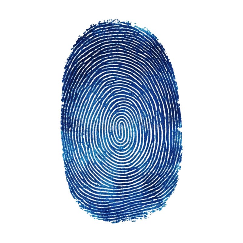PNG Fingerprint Symbol on Transparent Background - Ai Generated Stock ...