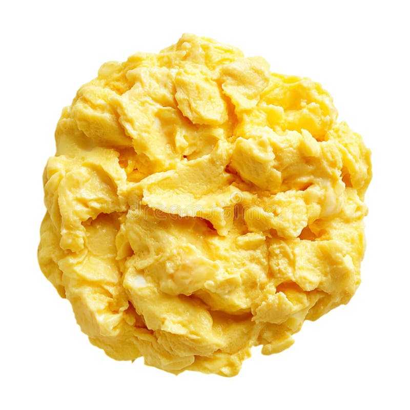 PNG Fluffy Scrambled Eggs on Transparent Background - Ai Generated ...