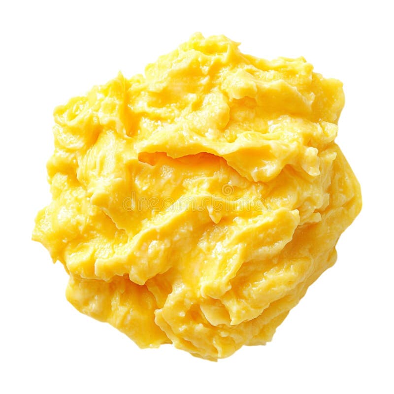 PNG Fluffy Scrambled Eggs on Transparent Background - Ai Generated ...