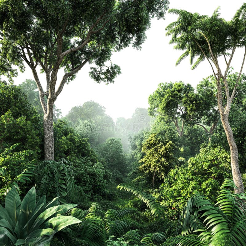 PNG Forest Trees and Plants Full on Transparent Background - Ai ...