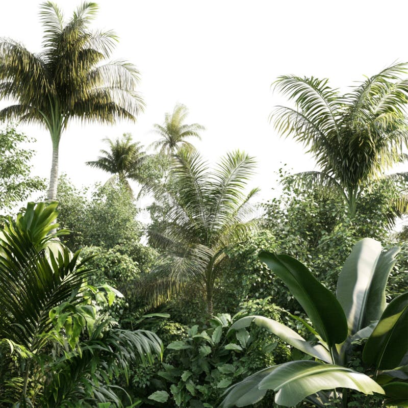 PNG Forest Trees and Plants Full on Transparent Background - Ai ...