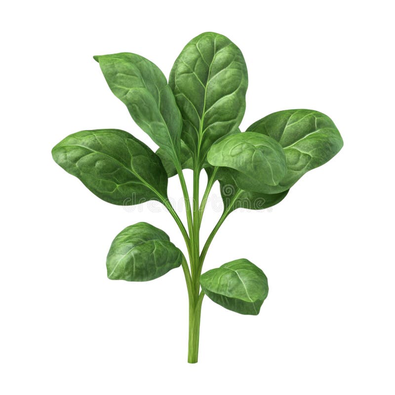 PNG Fresh Baby Spinach on Transparent Background - Ai Generated Stock ...