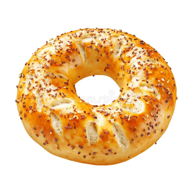 PNG Fresh Bagel on Transparent Background - Ai Generated Stock ...