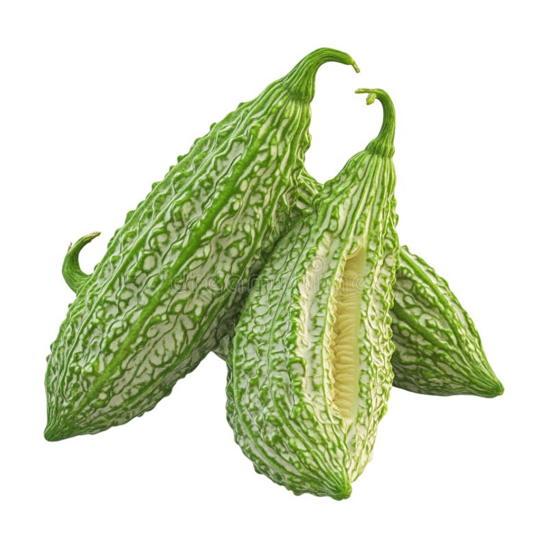 PNG Fresh Bitter Gourd on Transparent Background - Ai Generated Stock ...