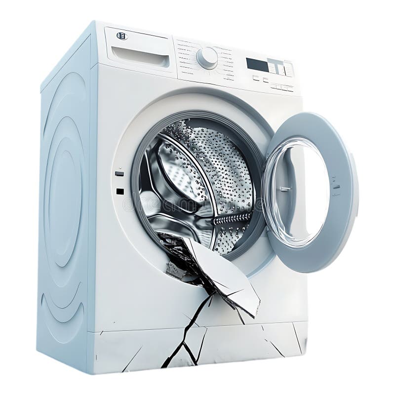 PNG FrontLoading Washing Machine Against Transparent Background for Appliance Home or Laundry ...
