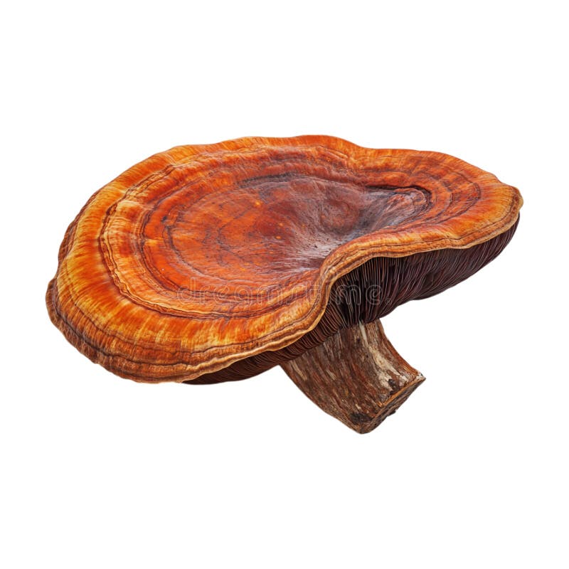 PNG Ganoderma Lucidum Mushroom on Transparent Background - Ai Generated ...