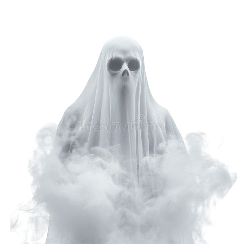 PNG Ghost Against Transparent Back Ground Stock Illustration ...
