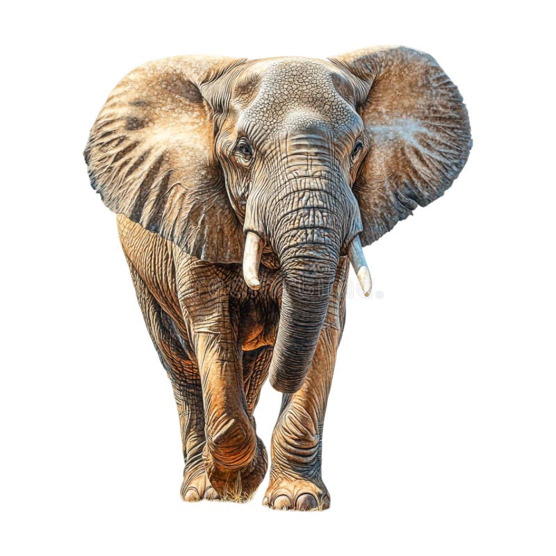 PNG Giant Elephant Standing on Transparent Background - Ai Generated ...
