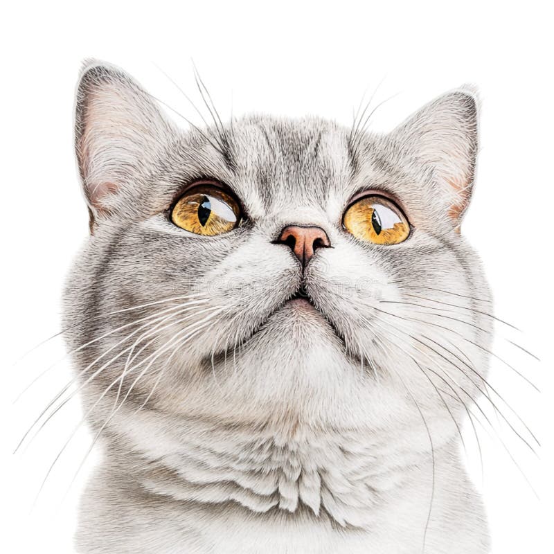 PNG Grey Cat Sitting on Transparent Background Stock Illustration ...