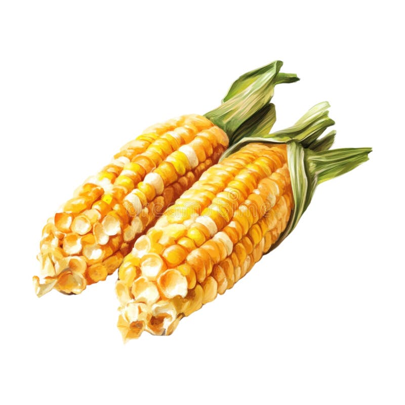 PNG Grilled Sweet Corn on Transparent Background - Ai Generated Stock ...