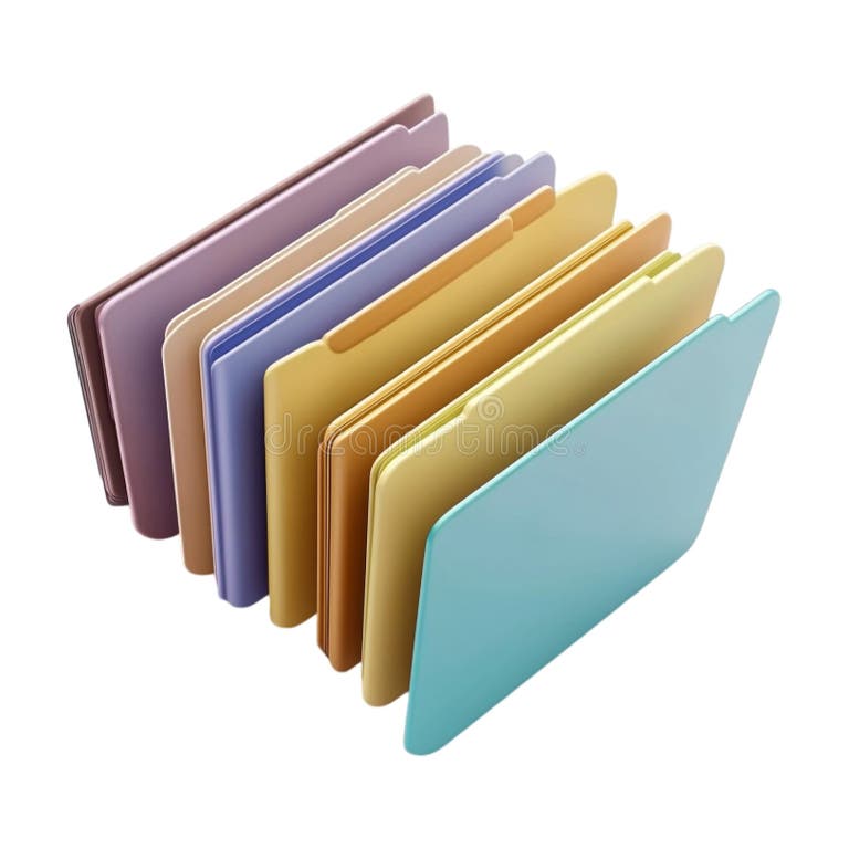 PNG Group of Document Files on Transparent Background - Ai Generated ...