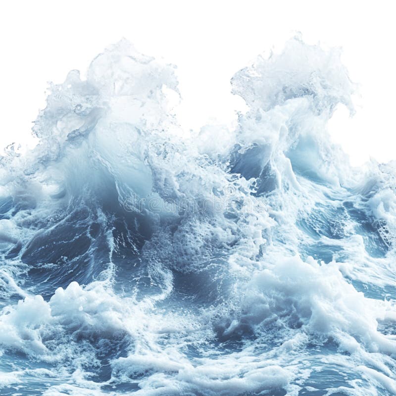 PNG High Waves in Ocean on Transparent Background - Ai Generated Stock ...