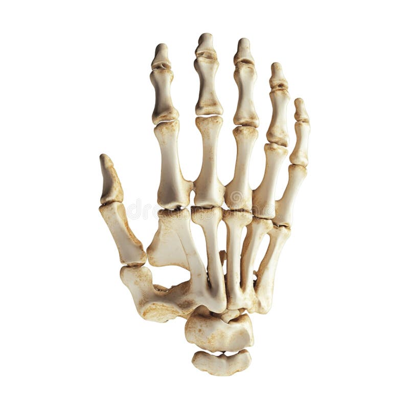 PNG Human Hand Bone Skeleton on Transparent Background - Ai Generated ...