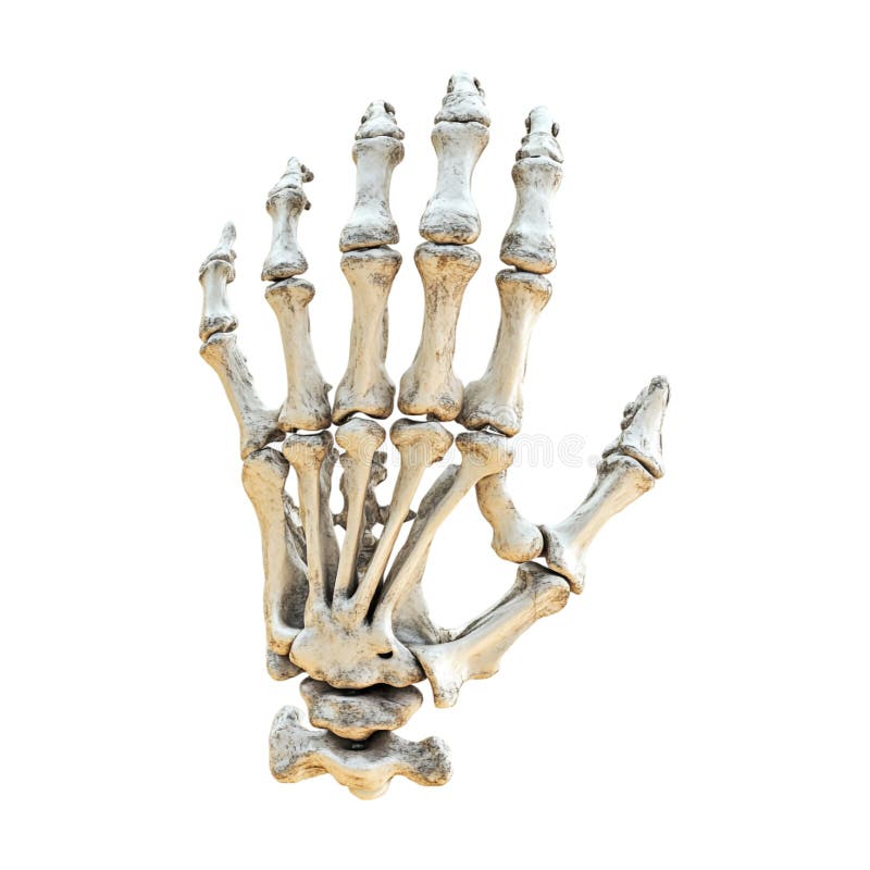 PNG Human Hand Bone Skeleton on Transparent Background - Ai Generated ...