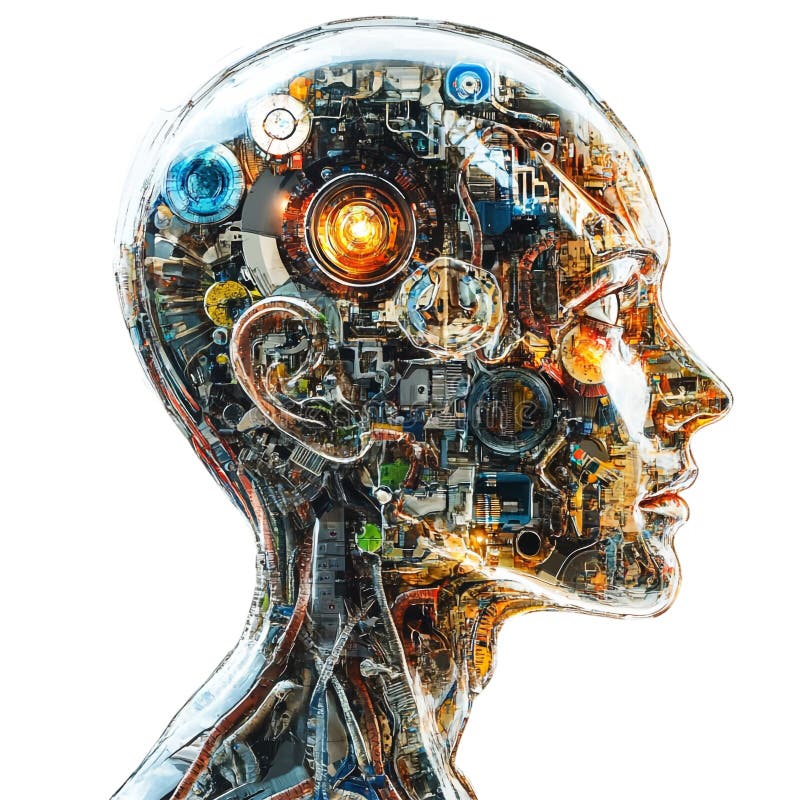 PNG Humanity and Artificial Intelligence Against Transparent Background ...