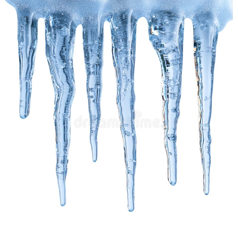 PNG Icicles Border on Transparent Background - Ai Generated Stock ...