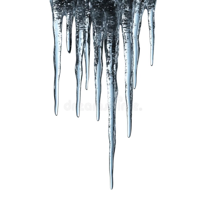 PNG Icicles Border on Transparent Background - Ai Generated Stock ...