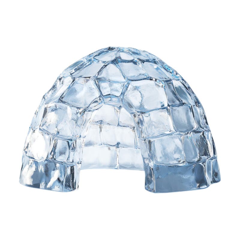 PNG Igloo on Transparent Background Stock Illustration - Illustration ...