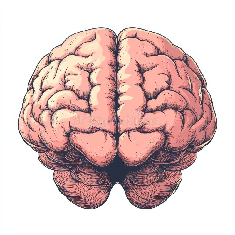 A PNG Illustration of the Human Brain S Structure, Serving As an ...