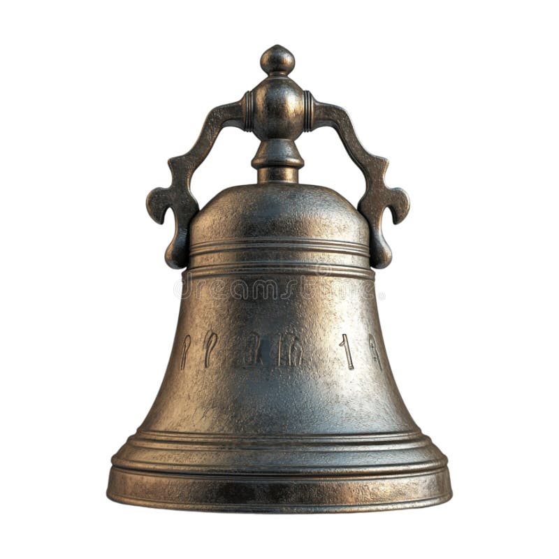 PNG Iron Bell on Transparent Background - Ai Generated Stock ...