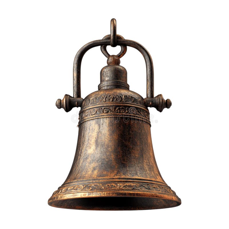 PNG Iron Bell on Transparent Background - Ai Generated Stock ...
