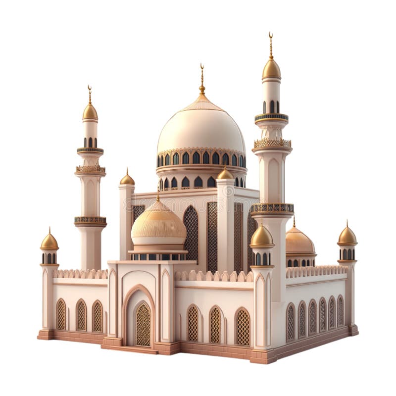 PNG Islamic Ramadan Mosque on Transparent Background - Ai Generated ...