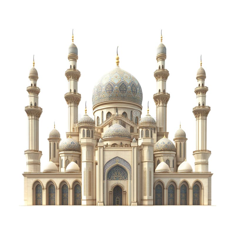 PNG Islamic Ramadan Mosque on Transparent Background - Ai Generated ...