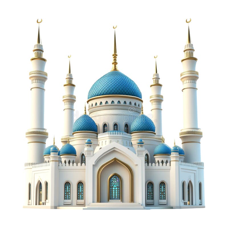 PNG Islamic Ramadan Mosque on Transparent Background - Ai Generated ...