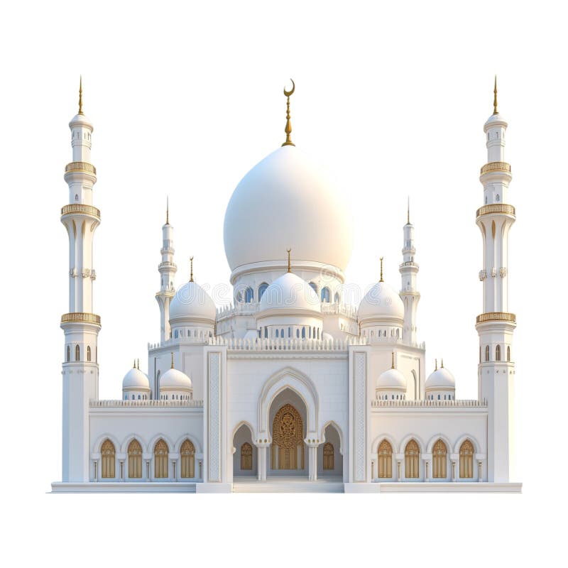 PNG Islamic Ramadan Mosque on Transparent Background - Ai Generated ...