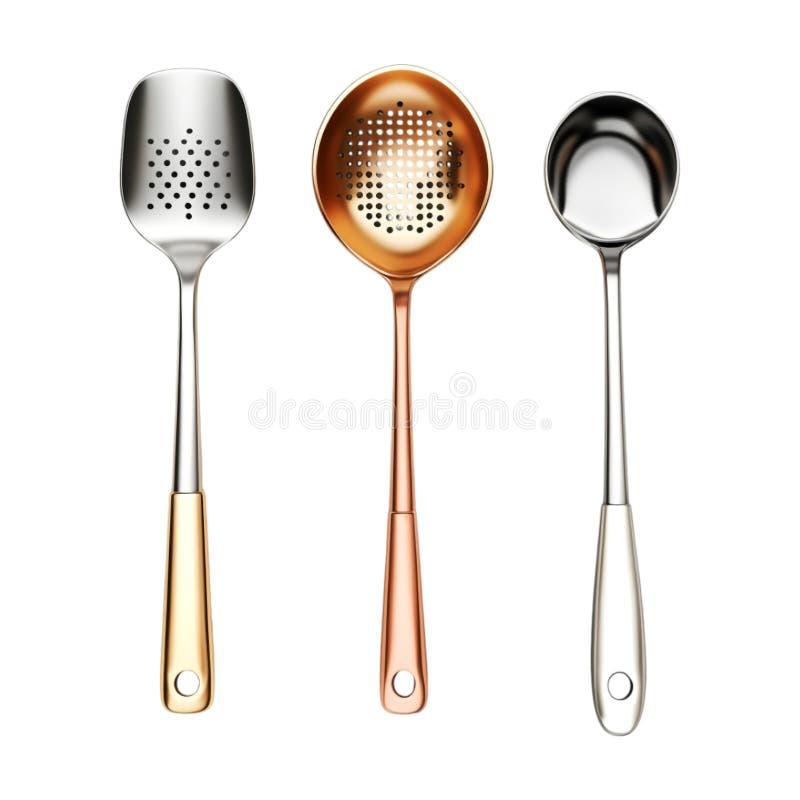 PNG Kitchen Serving Spoon on Transparent Background - Ai Generated ...