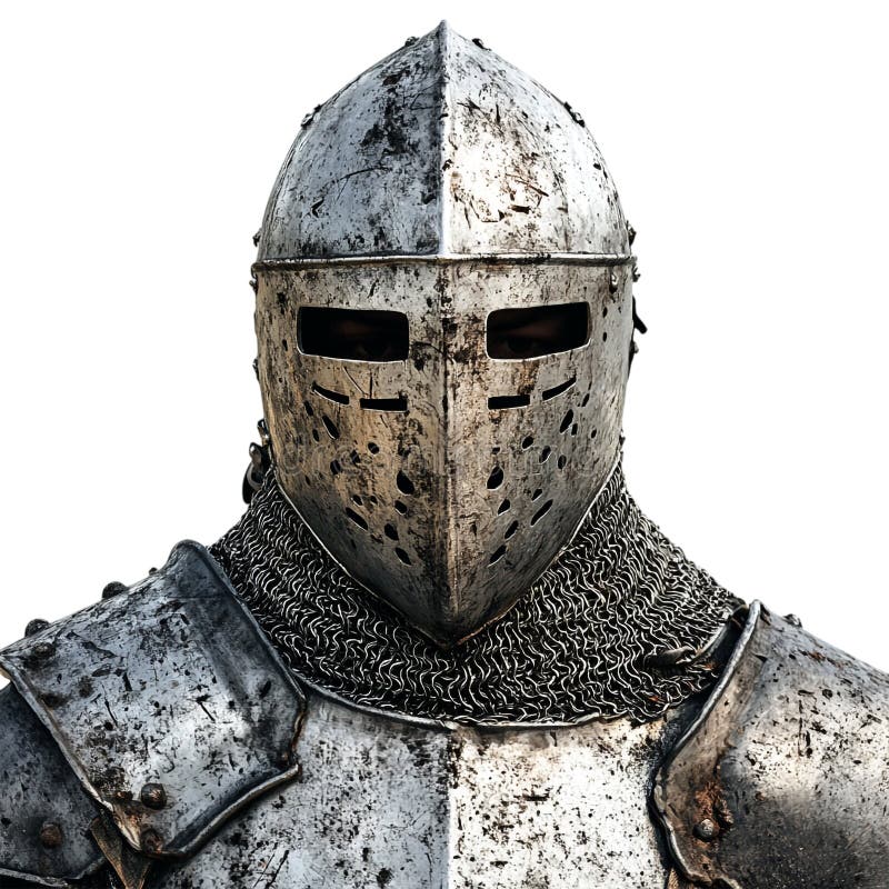 PNG Knight in Helmet Against Transparent Background Stock Illustration ...