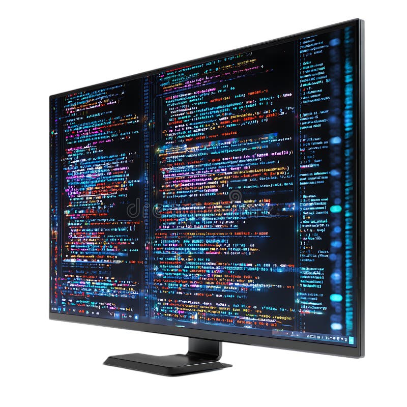 PNG Large Monitor Displaying Data Big Screen Technology for Data ...