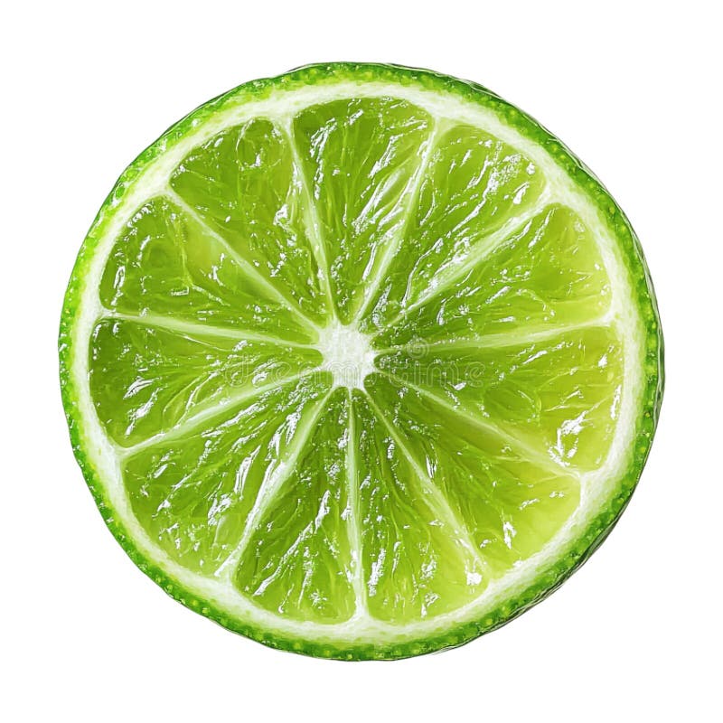 PNG Lemon Slice Green on Transparent Background - Ai Generated Stock ...