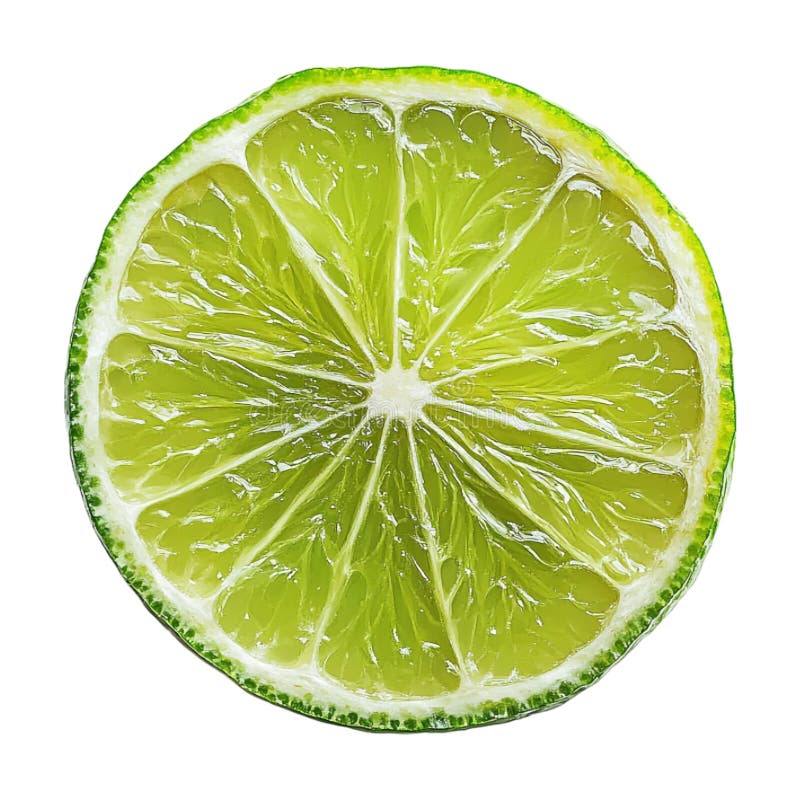 PNG Lemon Slice Green on Transparent Background - Ai Generated Stock ...