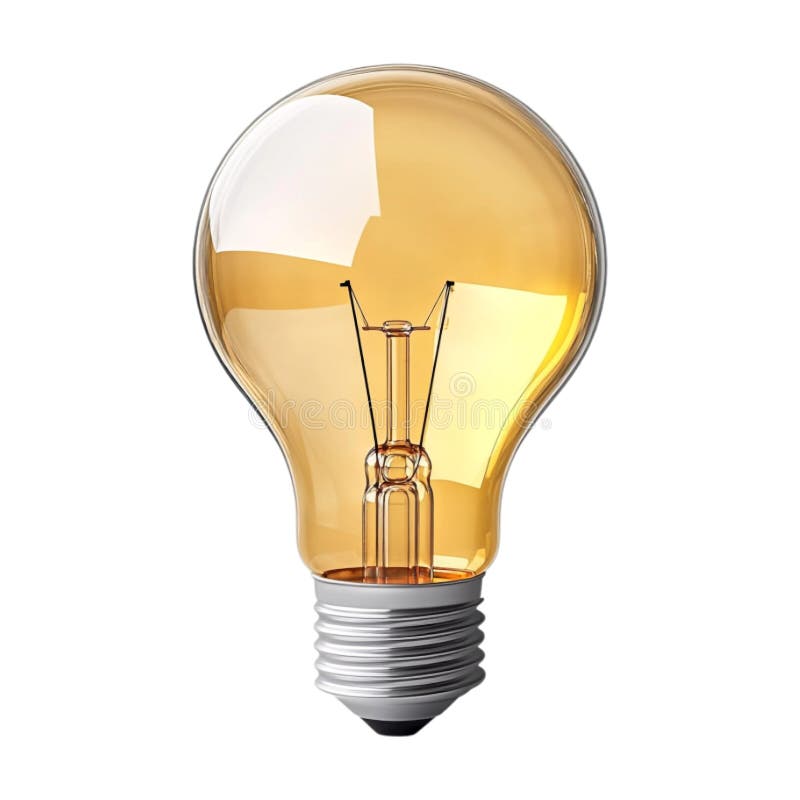 PNG Light Bulb Cartoon Style on Transparent Background - Ai Generated ...