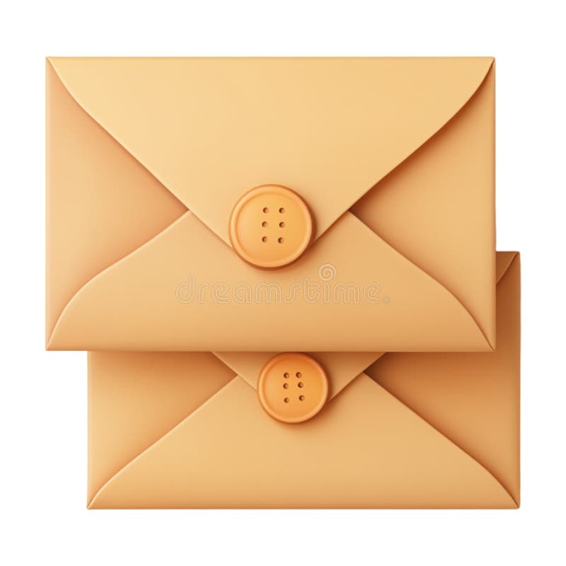 PNG Mail Envelops Stack on Transparent Background - Ai Generated Stock ...