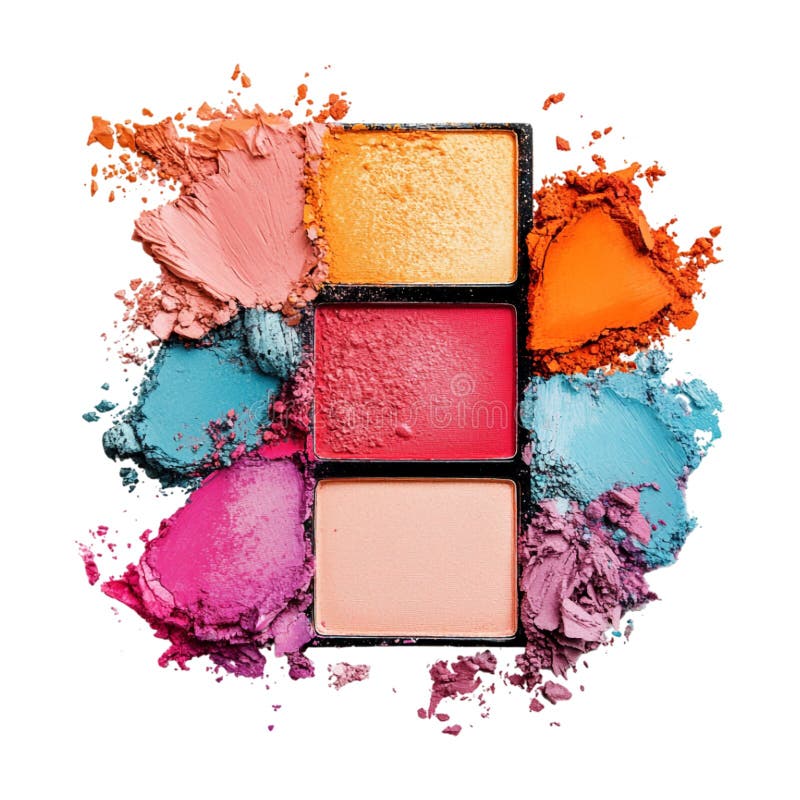 PNG Makeup Color Palette on Transparent Background - Ai Generated Stock ...