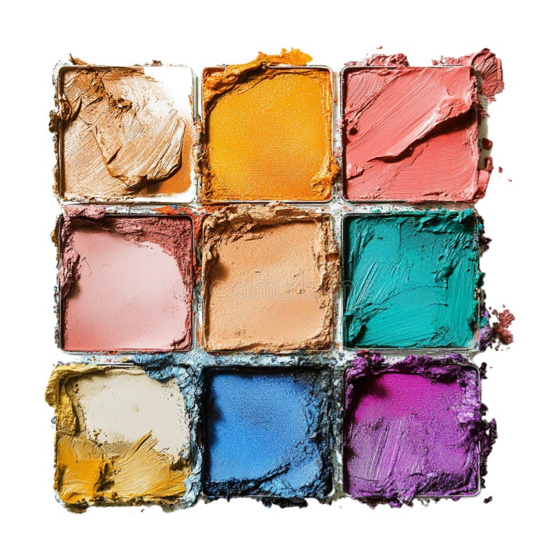 PNG Makeup Color Palette on Transparent Background - Ai Generated Stock ...
