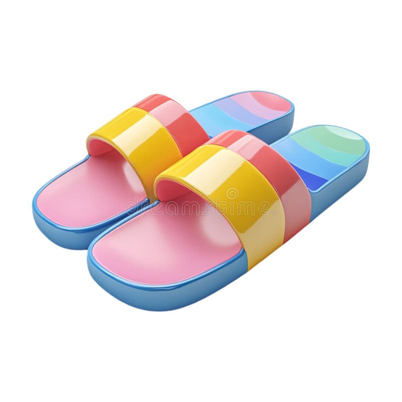 PNG Minimal Slippers Plain on Transparent Background - Ai Generated ...