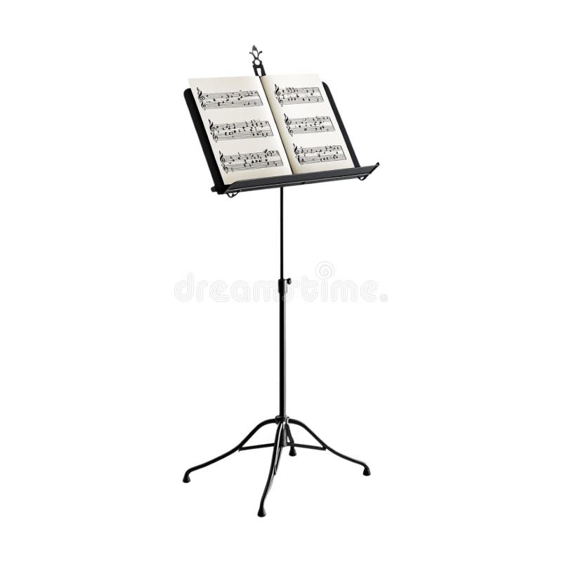 PNG Music Notes Book on Stands on Transparent Background - Ai Generated ...