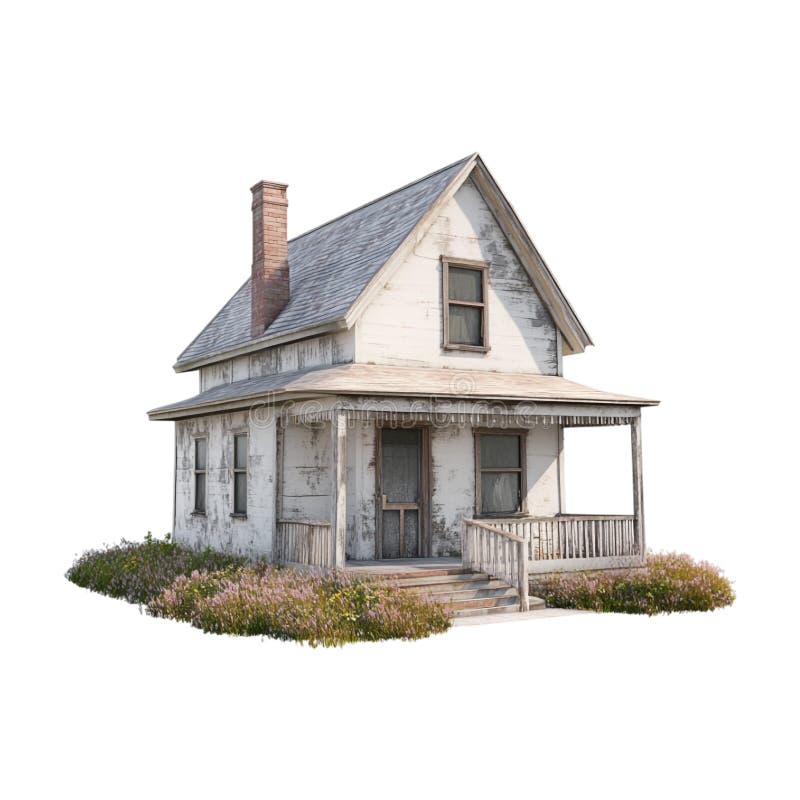 PNG Old Abandoned Brick House on Transparent Background - Ai Generated ...