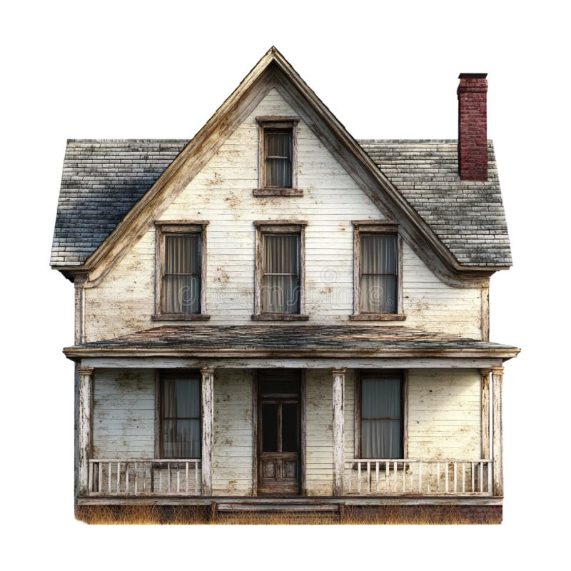 PNG Old Abandoned Brick House on Transparent Background - Ai Generated ...