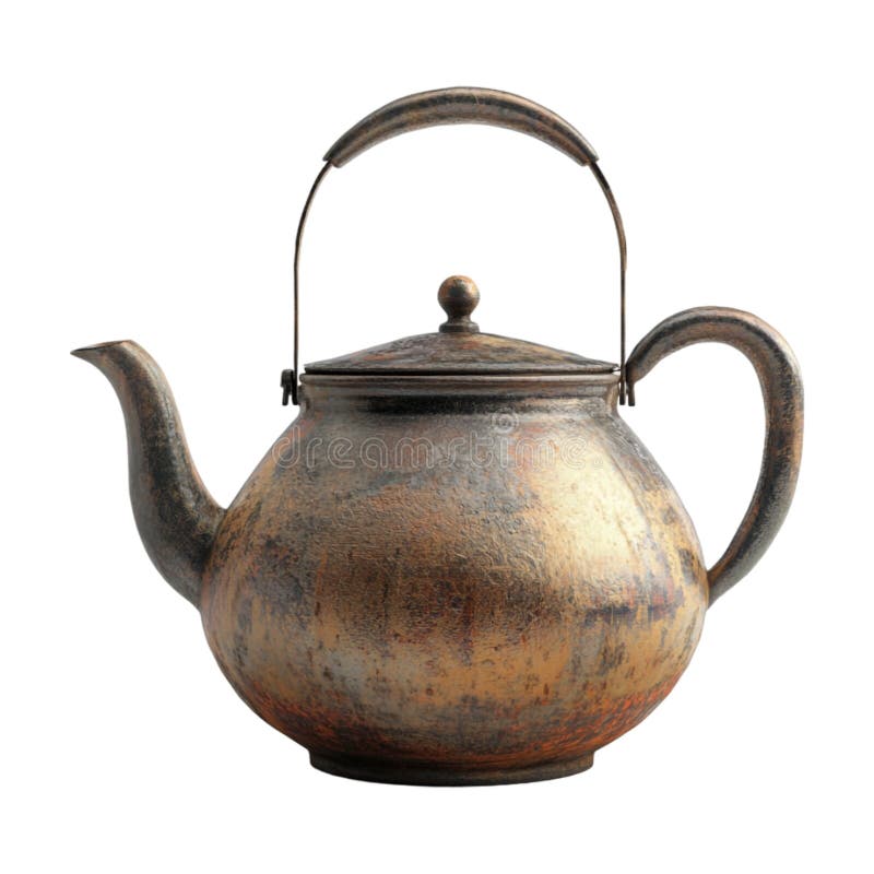 PNG Old Rusted Tea Cattle on Transparent Background - Ai Generated ...